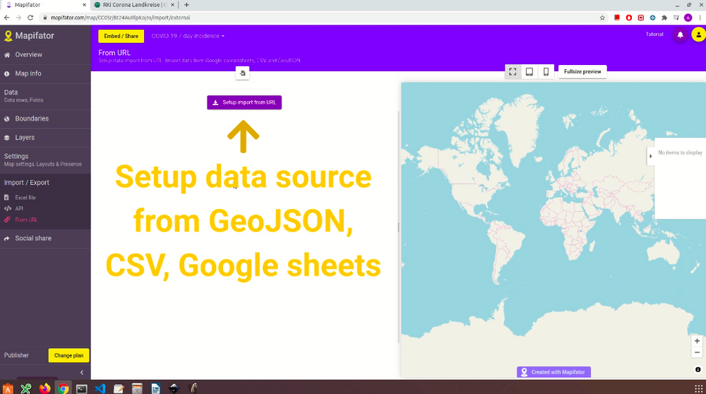 Create a choropleth live-map from GeoJSON source