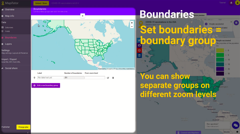 Choropleth map editor tutorial