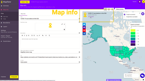 Choropleth map editor tutorial