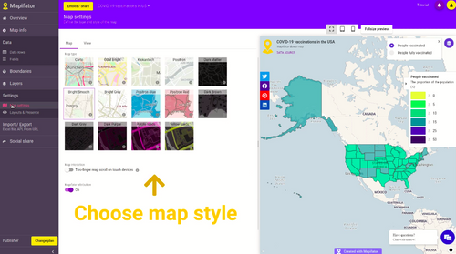 Choropleth map editor tutorial